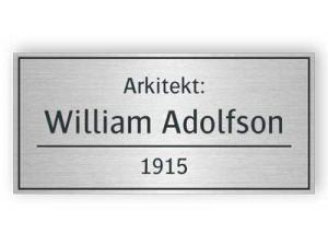 Skyltar i rostfritt stål | Marktek